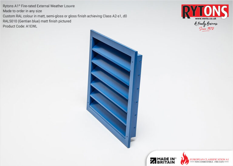 Rytons A1® Fire-rated External Weather Louvres – Rytons Building Products