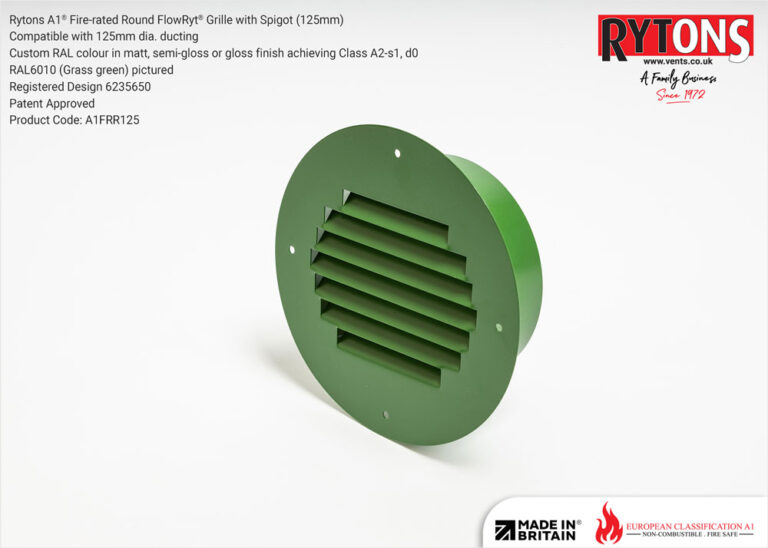 Rytons A1® Fire-rated External Grilles with Spigots – Rytons Building ...
