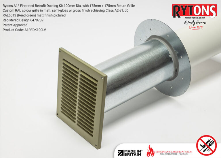 Rytons A1® Fire-rated Retrofit Round Ducting Kits – Rytons Building ...