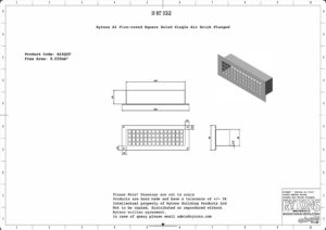Rytons A1 Fire-rated Metal Single Air Bricks – Rytons Building Products