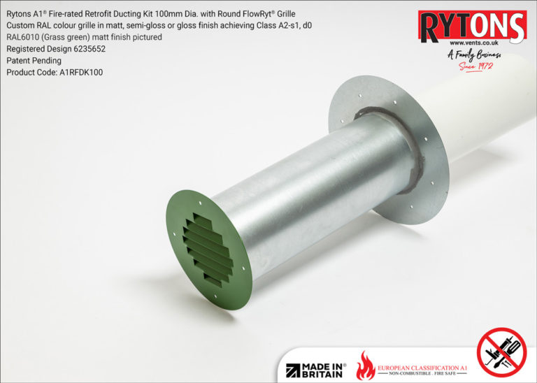 Rytons A1® Fire-rated Retrofit Round Ducting Kits – Rytons Building ...