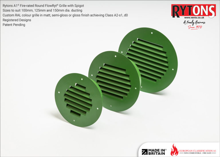 Rytons A1® Fire-rated Metal Ventilation Range – Rytons Building Products