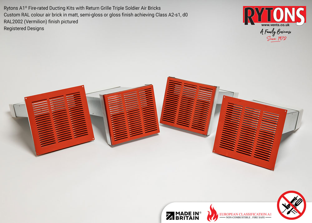 Rytons A1® Fire-rated Metal Ventilation Range – Rytons Building Products