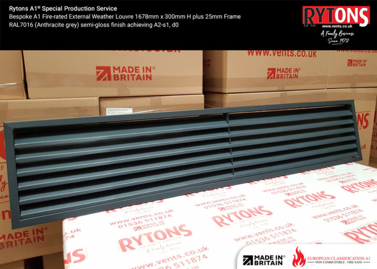 Rytons A1® Fire-rated Metal Special Production Gallery – Rytons ...